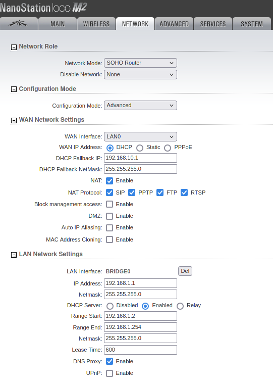 Laboratorio Ubiquiti (capa 2,3 y 4): Router / SOHO Router | Aula Virtual